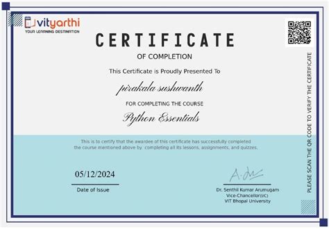 Sushwanth Pirakala On Linkedin Python Programming Achievement