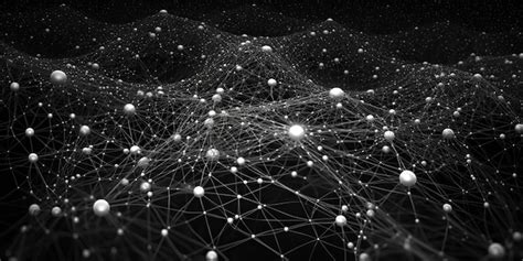 Premium Ai Image Ai Generated Ai Generative Abstract Network Atom
