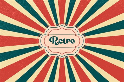 클래식 빈티지 복고풍 배경 프리미엄 벡터