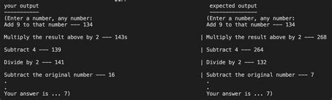 Solved Help Me Fix This Code I Have This Output But Have Chegg