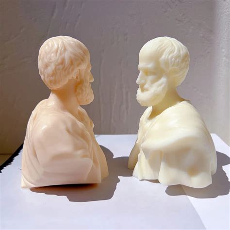 Ancient Greek Philosopher Aristotle Candle Mold