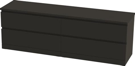 Комод VARMA 4D (ВАРМА 4Д), черный ясень: продажа, цена в Алматы. Комоды ...