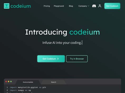 Codeium Editor De Código De Ia Para Desarrolladores