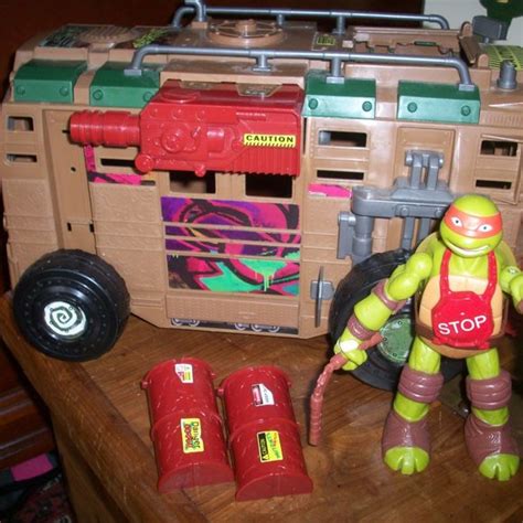 Playmates Toys Toys Teenage Mutant Ninja Turtles Tmnt Shellraiser Sewer Assault Van Vehicle