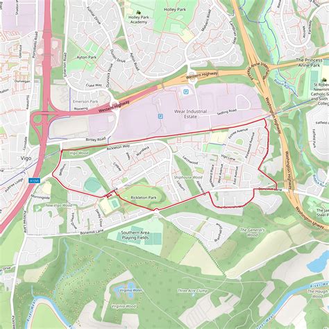 Vigo Wood Shiphouse Wood And Rickleton Park Loop Tyne And Wear En