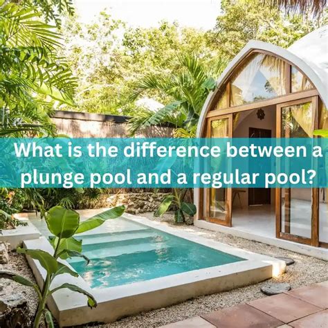 What Is The Difference Between A Plunge Pool And A Regular Pool