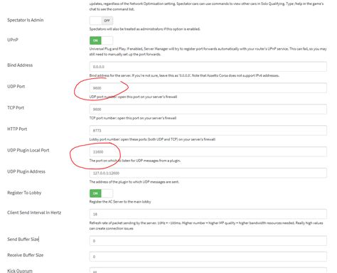 Issue Of Ports Not Getting Released After Server Restarts Assetto