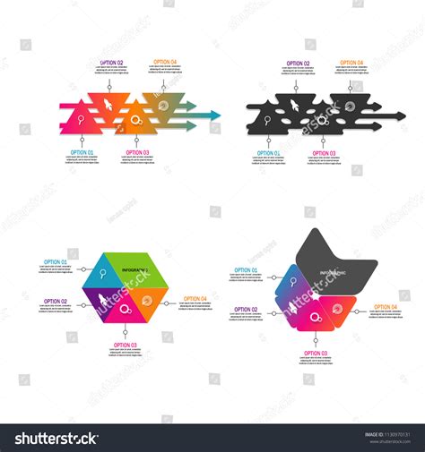 Modern Creative Chart Data Timeline Template Stock Vector Royalty Free 1130970131