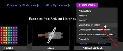 Симулятор Arduino Raspberry Pi Pico ESP FastLED MicroPython