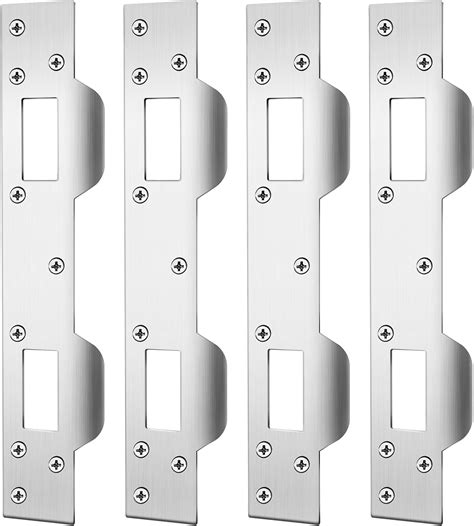Blulu 4 Pcs Defender Door Strike Security Combination Strike Security