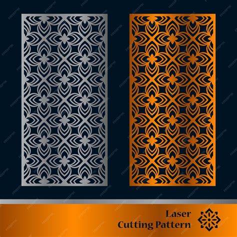 Premium Vector Laser And Cnc Cutting Panels Template