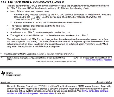 Msp430fr2422 Enable Gpio For Irq Then Go Into Lpm35 Question Msp Low Power Microcontroller