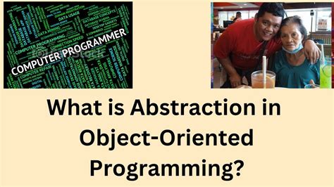 What Is Abstraction In Object Oriented Programming Youtube