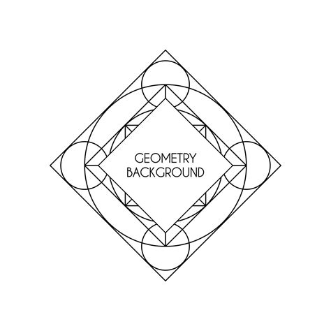 Premium Vector Linear Geometry Background Vector Lineart Symbol
