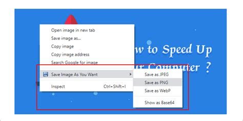 How To Save WebP Images As Or PNG In Chrome