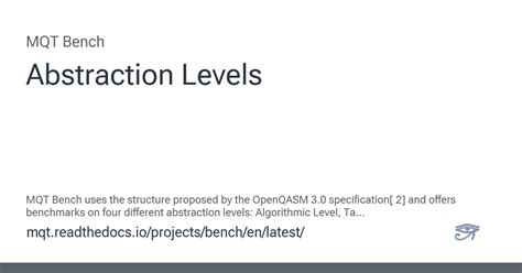 abstraction levels mqt bench 2 0 2 dev48 documentation