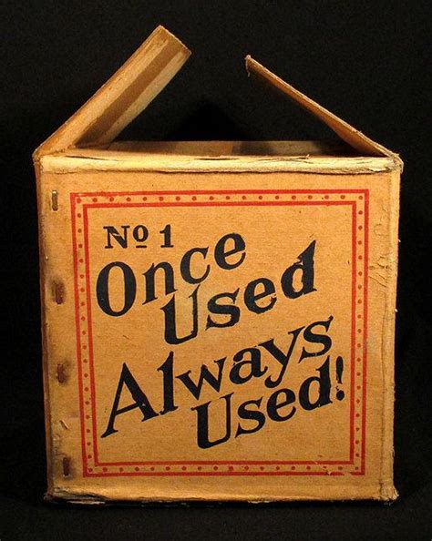 1910s Scarce Vintage Minute Tapioca Shipping Box Carton Orange