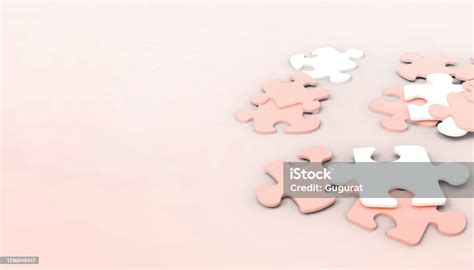 빨간색 배경에 추상 비즈니스 개념 직소 퍼즐 연결 3d 렌더링 0명에 대한 스톡 사진 및 기타 이미지 0명 개념 경기 스포츠 Istock