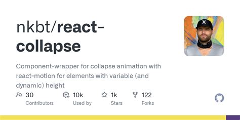 Github Nkbt React Collapse Component Wrapper For Collapse Animation With React Motion For
