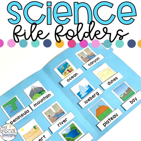Science File Folder Activities My Special Learners
