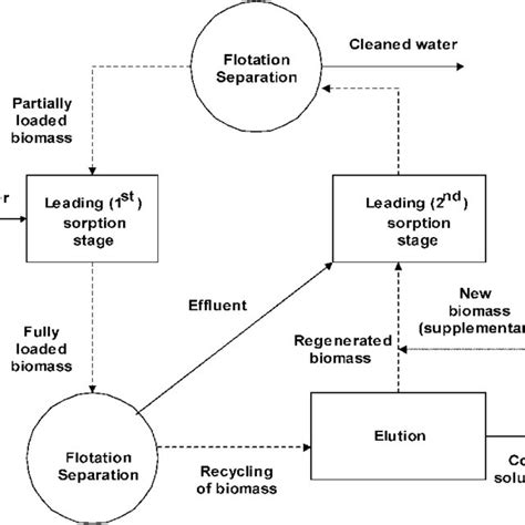 Flowsheet Of The Proposed Two Stage Countercurrent Biosorptive Download Scientific Diagram