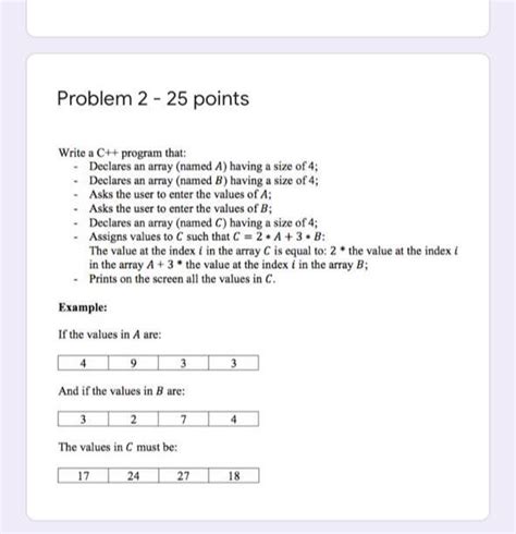 Solved Problem Points Write A C Program That Chegg