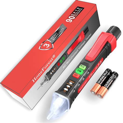 Buy Honeforest Non Contact Voltage Tester Pen Efficient Live Hot Wire Tester User Friendly