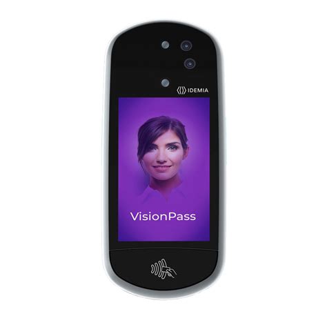 Csd Idemia Visionpass 3d Face Scanner With Mifaredesfire Reader