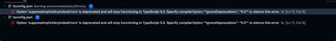 [chore] `suppressimplicitanyindexerrors` is deprecated and will stop