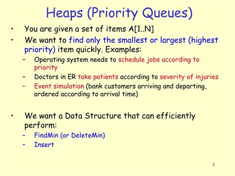 Ppt Heaps Priority Queues Powerpoint Presentation Free Download