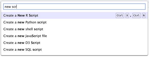 RStudio User Guide Keyboard Shortcuts