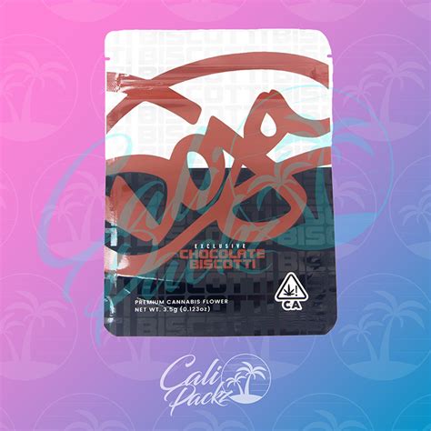 Doja Chocolate Biscotti Cali Pack 3 5g Mylar Bag Calipackz