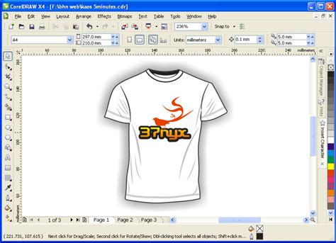 Gambar Membuat Desain Baju Kaos Distro Coreldraw Kito Vrogue Co
