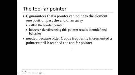 2023 11 07 Cisc 220 More Pointers And Arrays Youtube