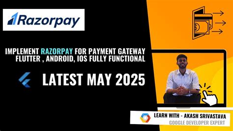 Payment Gateway Integration In Flutter Using Razorpay Fully Functional Android Ios Youtube