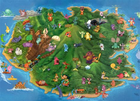 Lilo And Stitch Island Map Artwork Picture By Smakkohooves On Deviantart