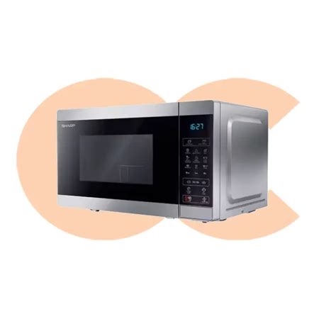 Best Selling Sharp Microwave Grill 25 Liter 900 Watt 8 Menus Silver R