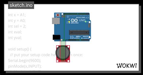 Joystick Wokwi Esp32 Stm32 Arduino Simulator
