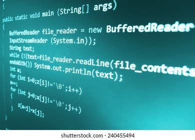 Coding Programming Source Code Screen Colorful Stock Photo Shutterstock