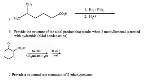 Solved H Oom 3 Hops Co2h 1 Br Pbr 2 Ho 5 H3c 6