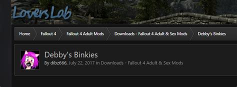 Debbys Binkies Downloads Fallout 4 Adult And Sex Mods Loverslab
