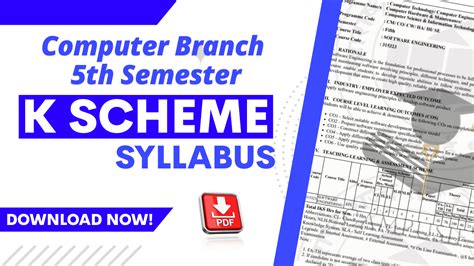 Computer Engineering 5th Semester Syllabus K Scheme Computer Branch K