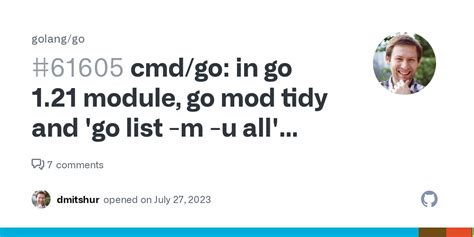 Cmd Go In Go Module Go Mod Tidy And Go List M U All Disagree Over Which Go Sum Lines