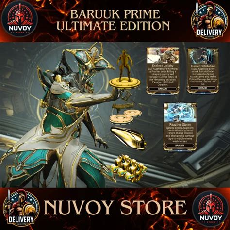 Baruuk Prime Ultimate Edition All Platform 1 Warframe Slot 1