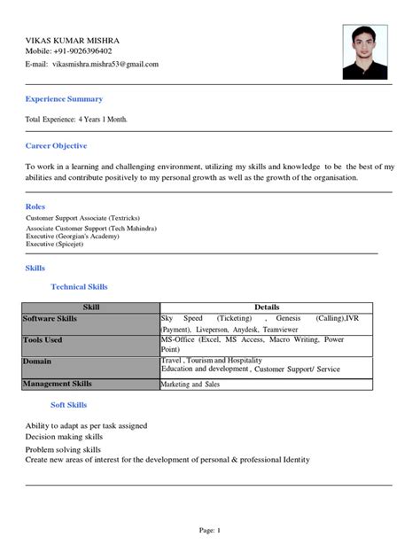 cv vikas kumar mishra updated pdf cognition