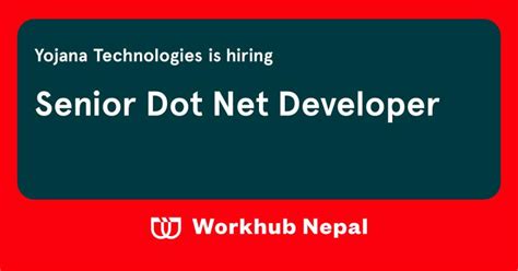 workhub nepal on linkedin senior dot net developer