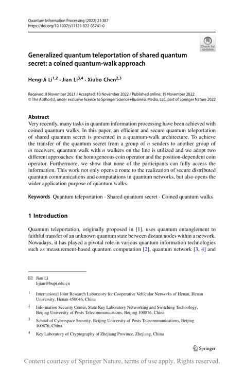 Generalized Quantum Teleportation Of Shared Quantum Secret A Coined Quantum Walk Approach