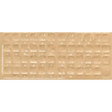Latvian Keyboard Stickers Labels Overlays With Kosovo Ubuy