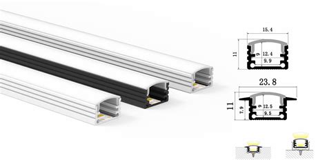 Ip65 Waterproof Led Aluminum Profiles Custom Lengths And Diffuser Options