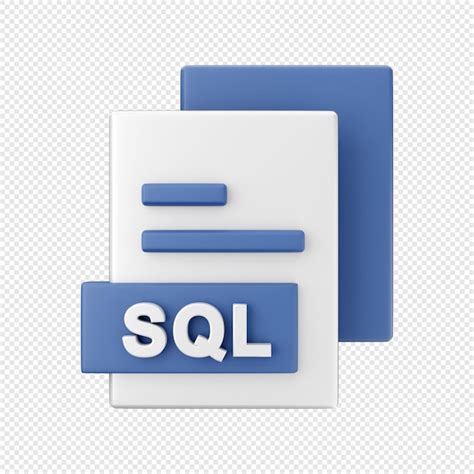 Premium Psd 3d Document File Sql